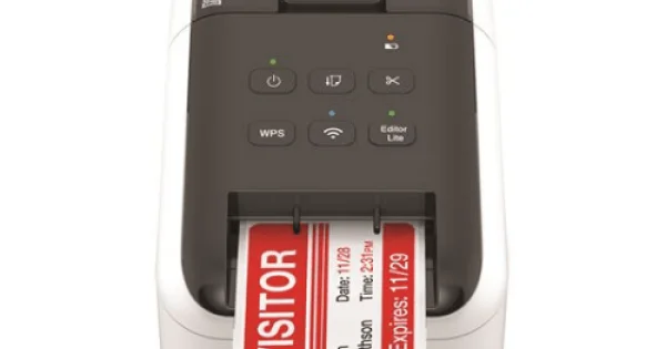 Brother QL-810WC Ultra-fast Label Printer with Wireless Networking