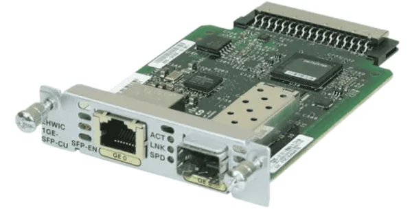 EHWIC-1GE-SFP-CU 1-Port Dual Mode Gigabit SFP | Cisco
