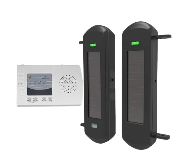 HTZSAFE Solar Wireless Driveway Alarm System 1/2 Mile Long Transmission ...