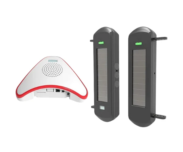 HTZSAFE Solar Wireless Driveway Alarm System 300 Feet Wide Sensor Range ...