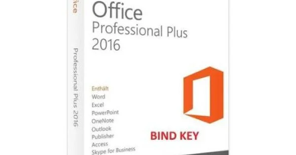 Microsoft Office 2016 Professional Plus Bind Key