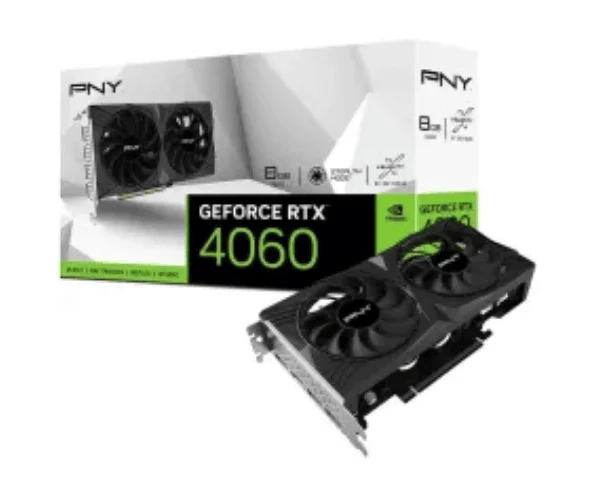 PNY GeForce RTX 4060 8GB VERTO Dual Fan GDDR6 Graphics