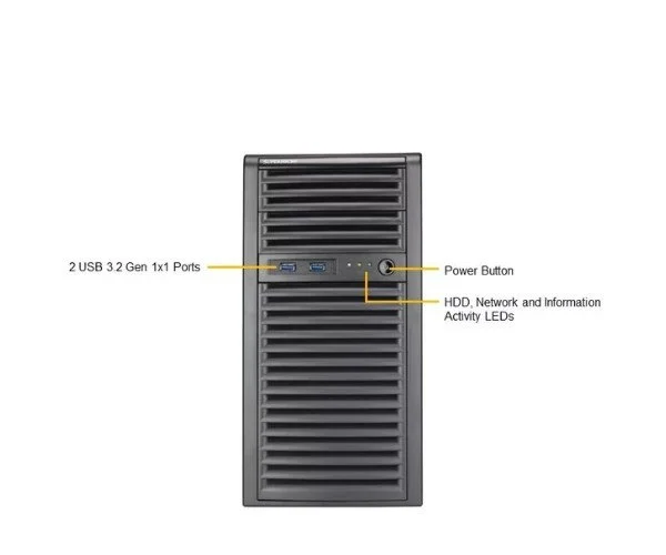 Supermicro Mini-Tower H13 Mainstream Workstation