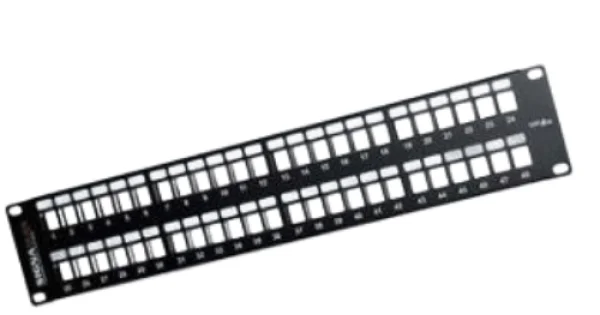 Signamax 48UHDMMP1R 48-Port High Density Unloaded Multimedia Patch Panel