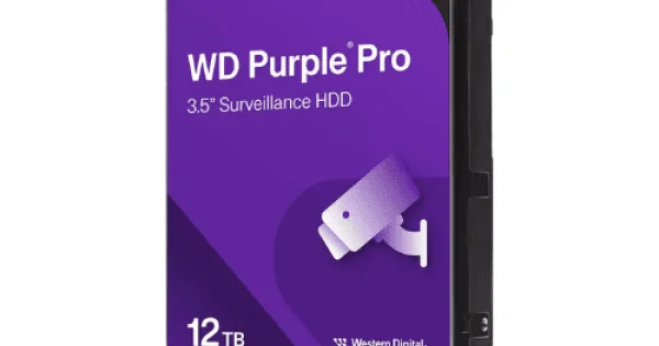 Western Digital WD121PURP Surveillance Purple 12TB Hard Drive