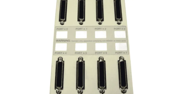 HP 5062-3054 MUX PANEL 2 X 4PORT RS232C